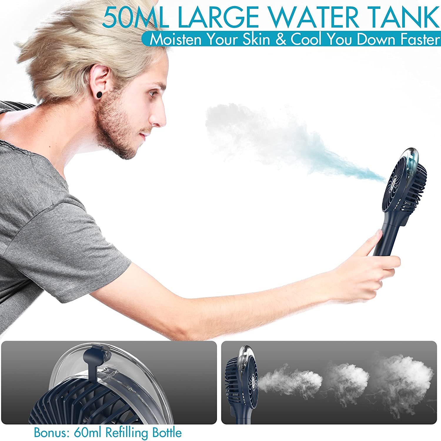 Portable Handheld Misting Fan - Amacool